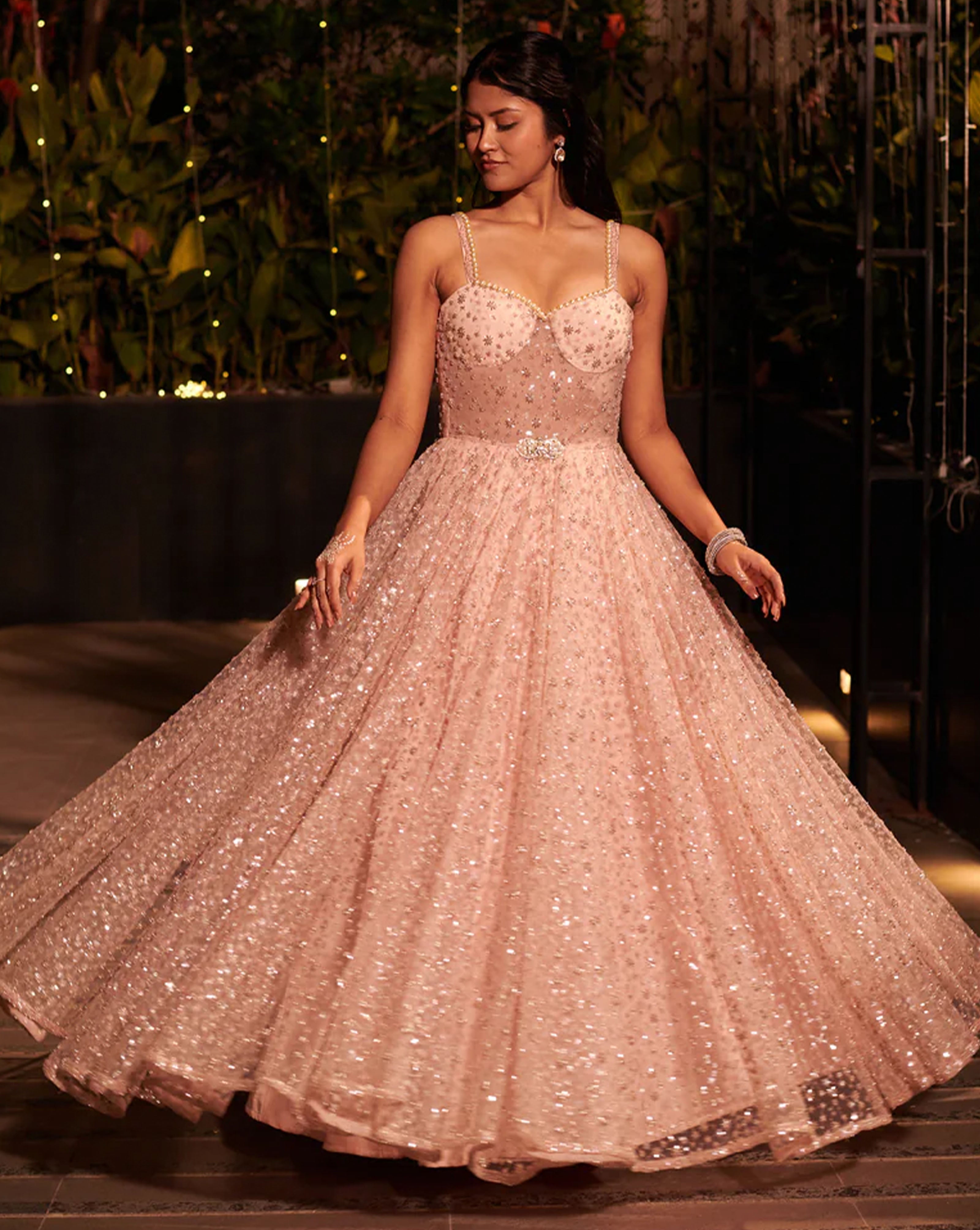 Baby Pink Gown – Panache by Sharmeen