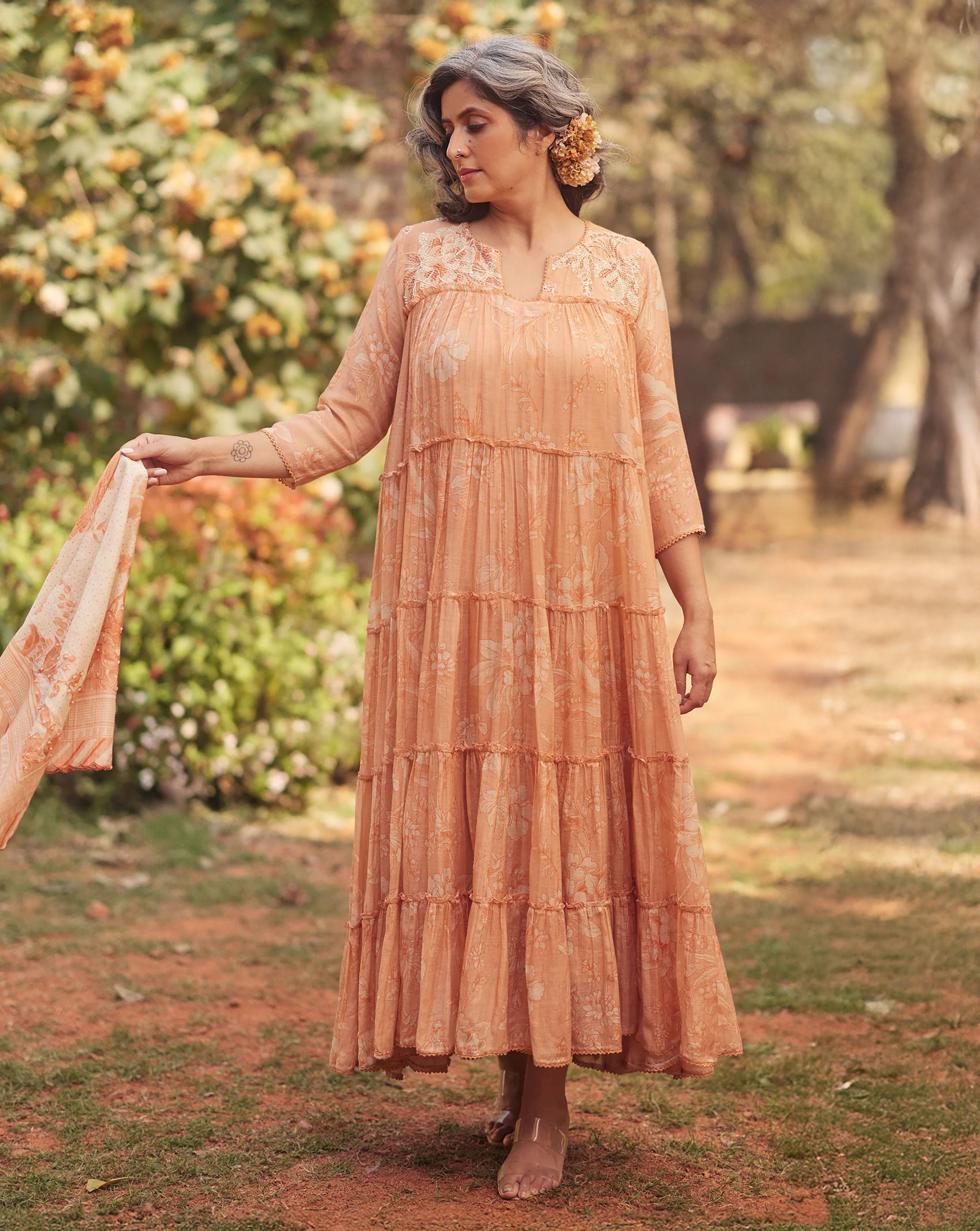 Daria Dress Set – Panache by Sharmeen