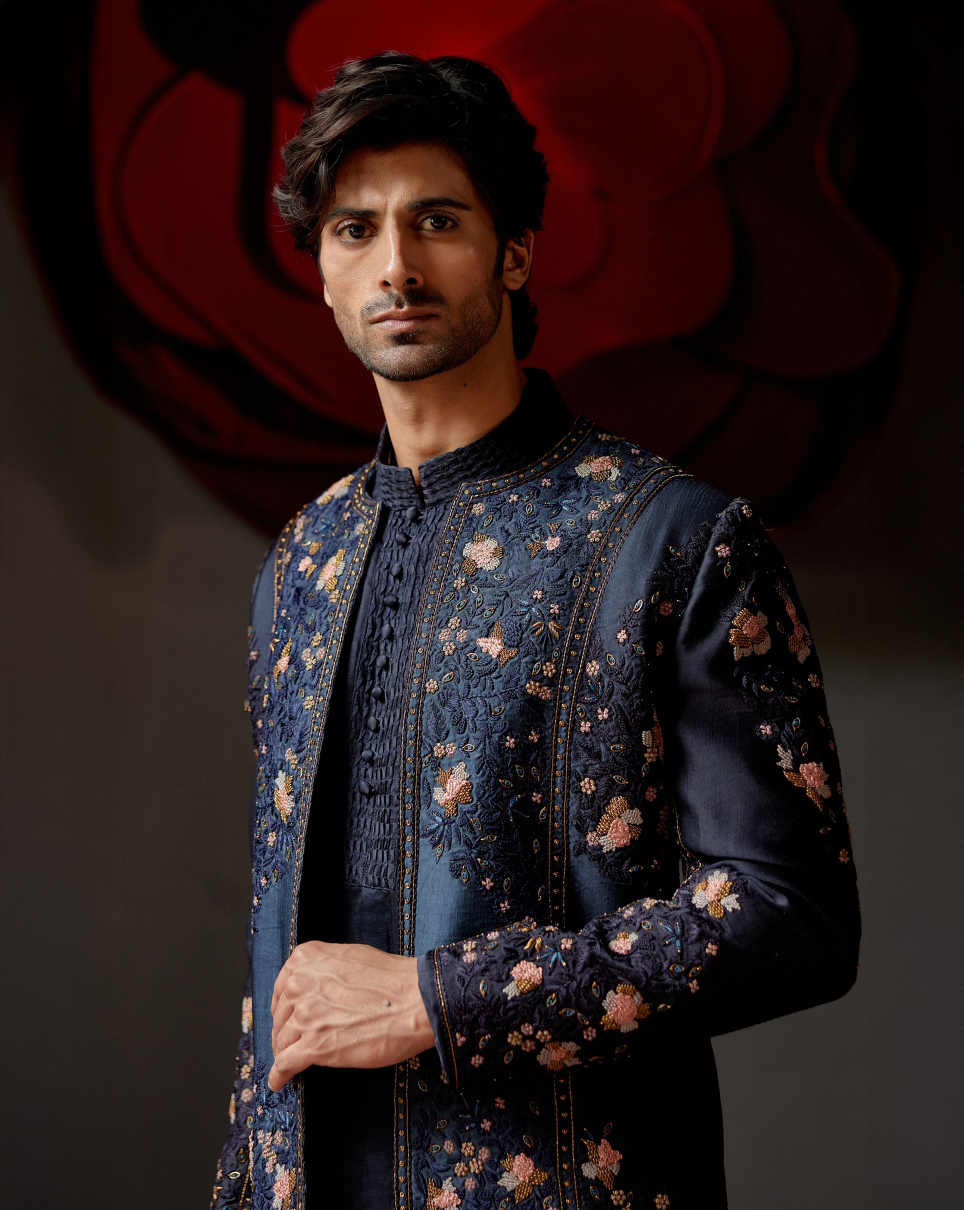 Midnight Omber Short Jacket – Panache by Sharmeen