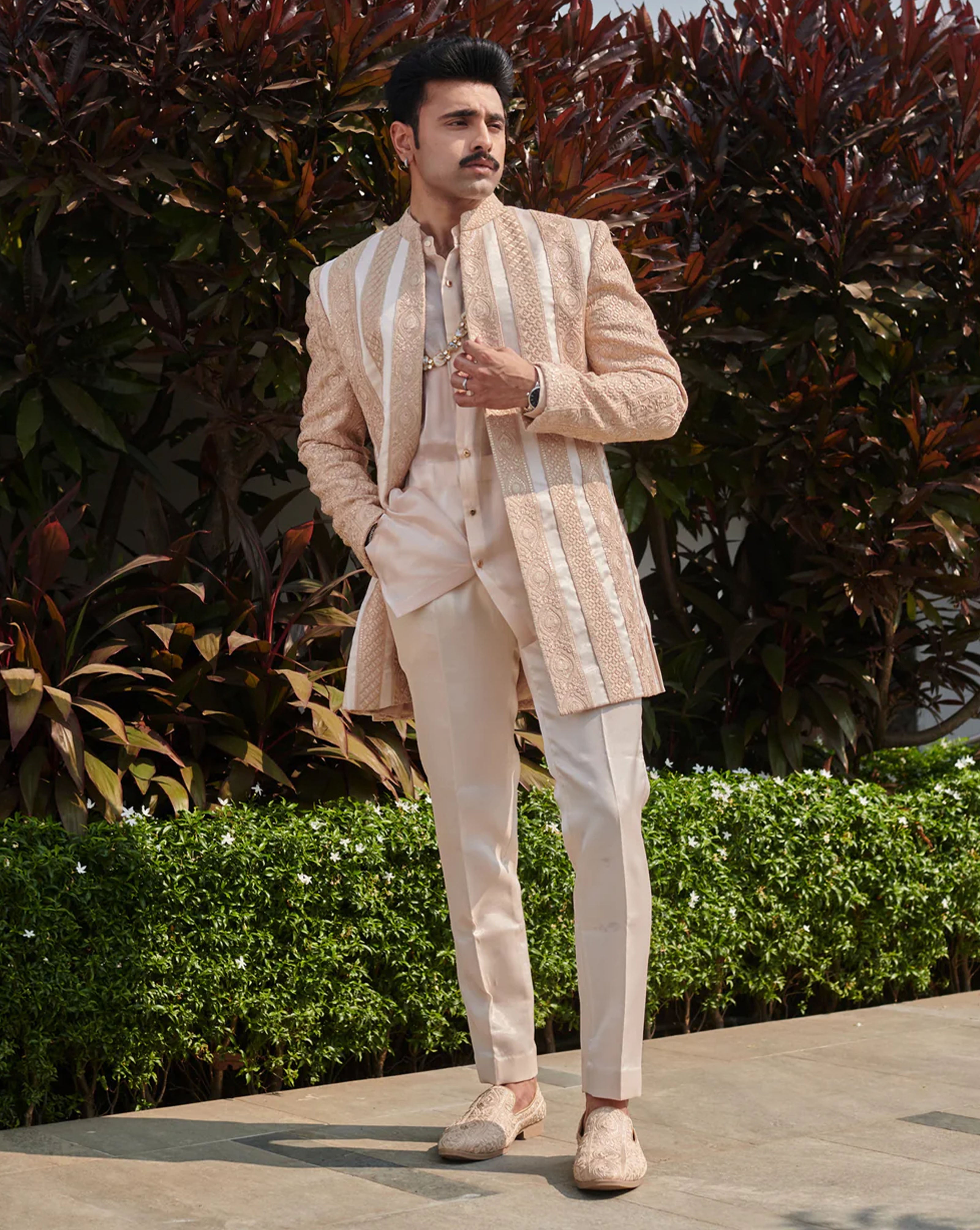 Threaded Triumph Jacket Set – Panache by Sharmeen